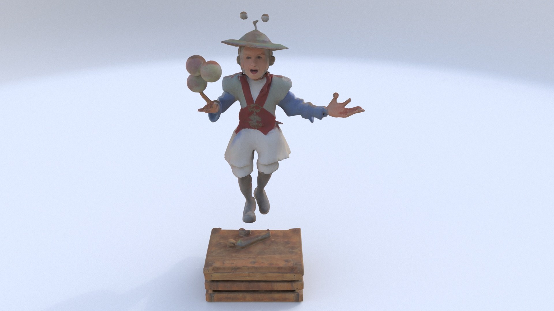 3D Model Street Performer 3 - TurboSquid 2328778