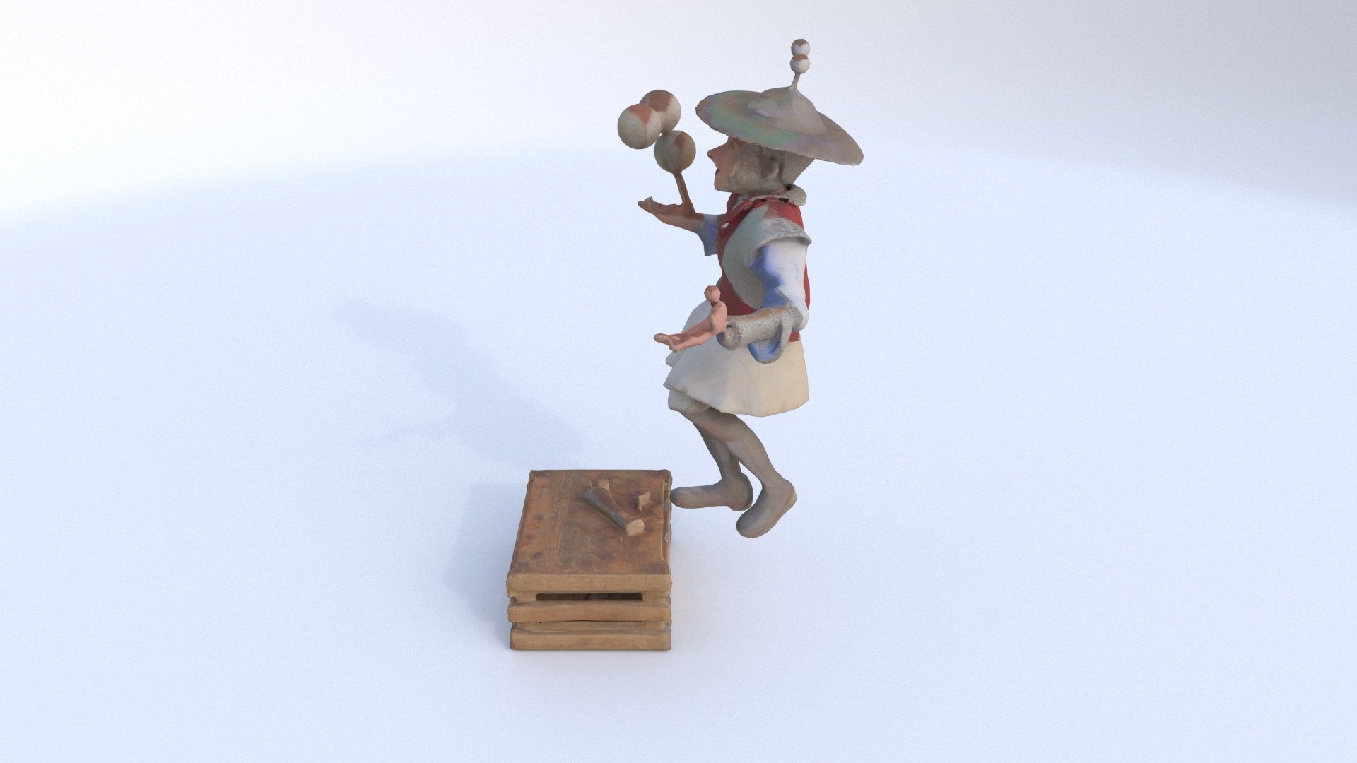 3D Model Street Performer 3 - TurboSquid 2328778