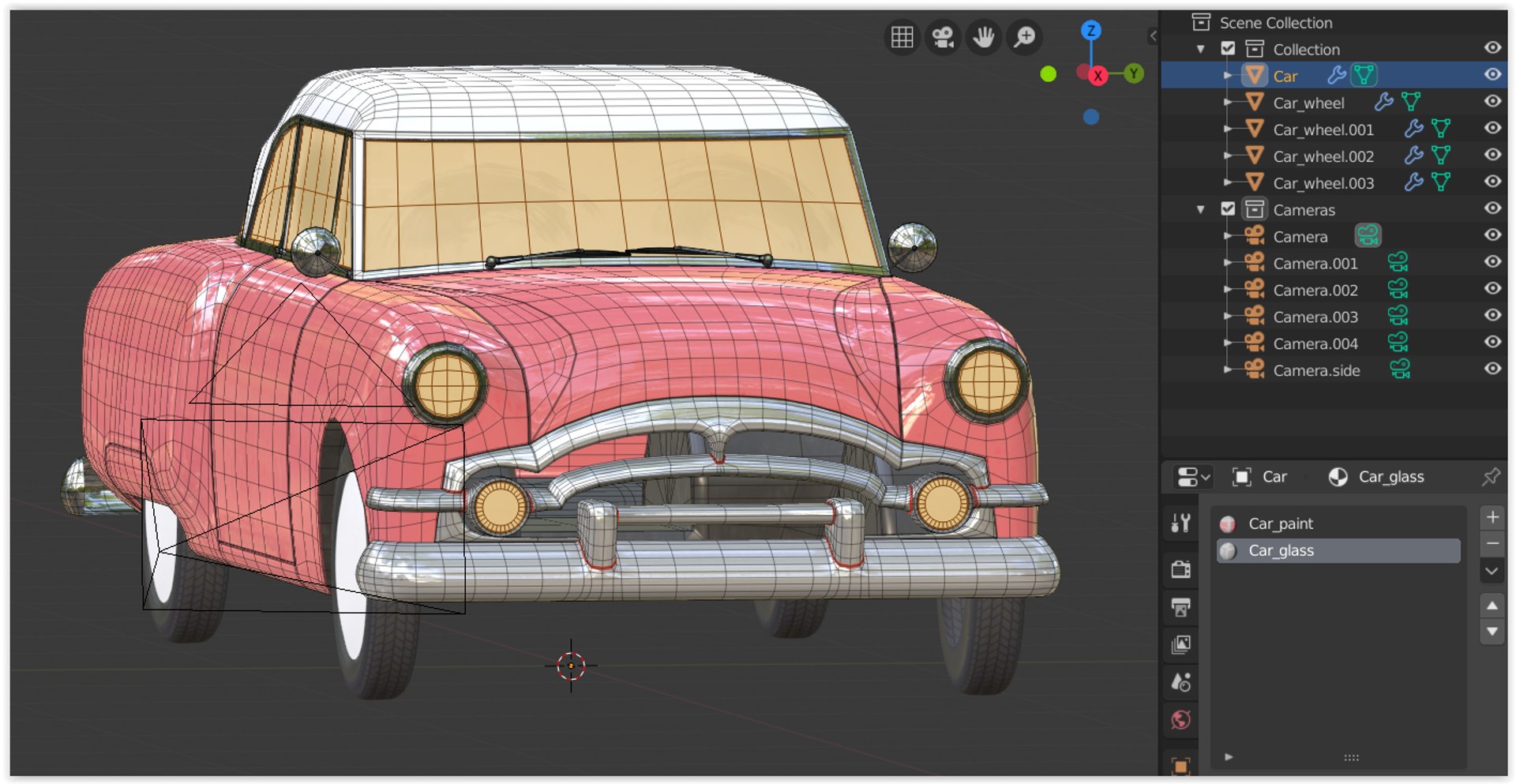 Vintage Car 3D Model - TurboSquid 1579495
