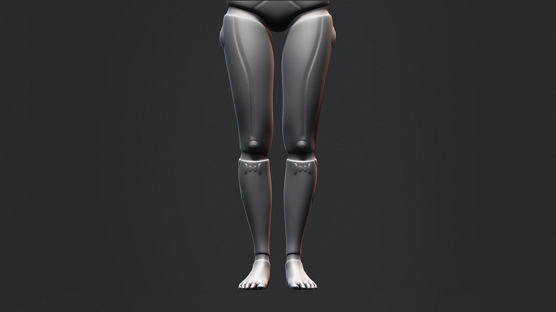 3D Female Robot Base Mesh - TurboSquid 1838083