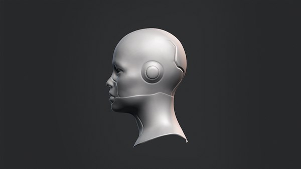 3D Female Robot Base Mesh - TurboSquid 1838083