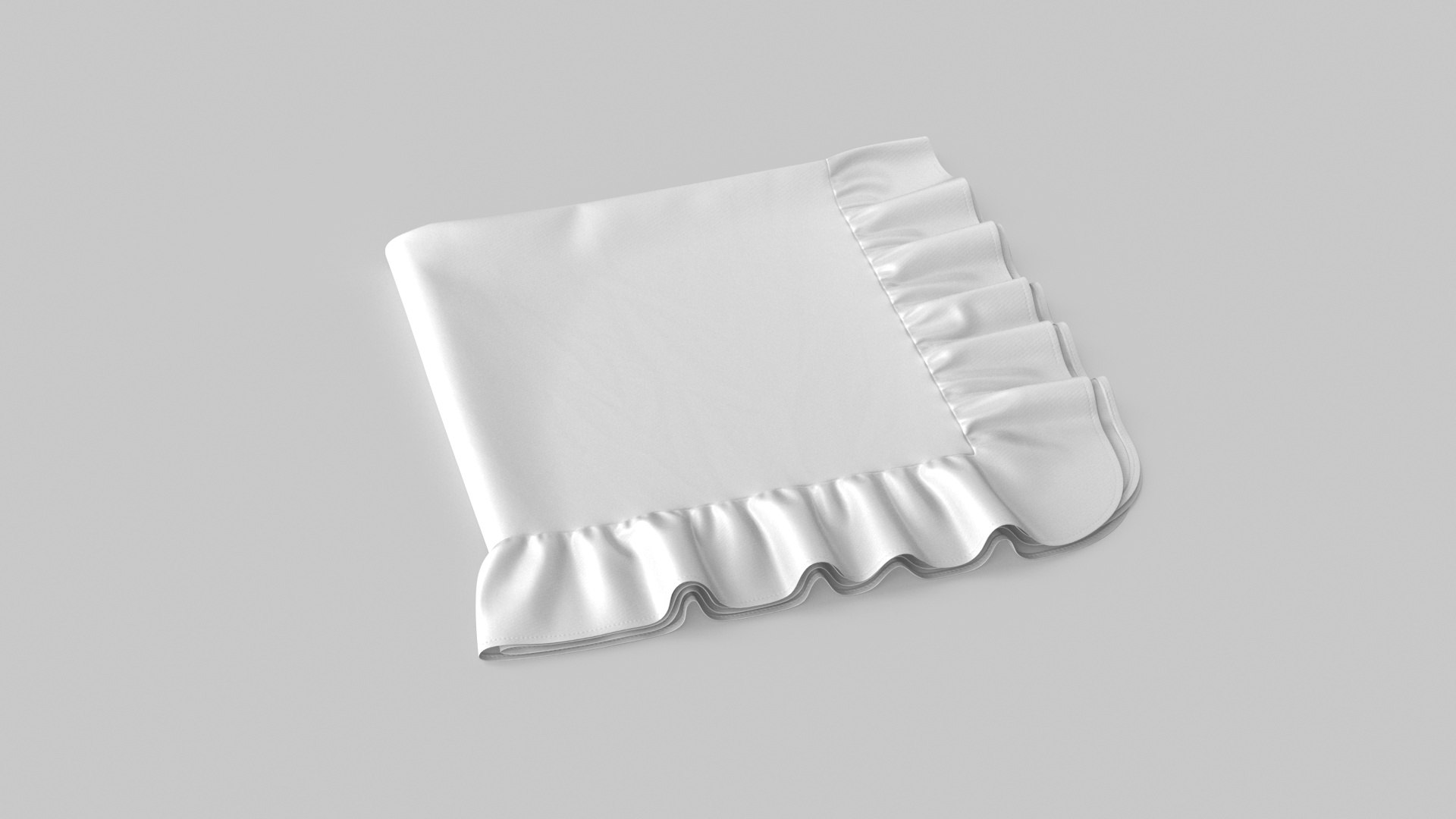 3D Napkin 02v PBR Model - TurboSquid 2239696