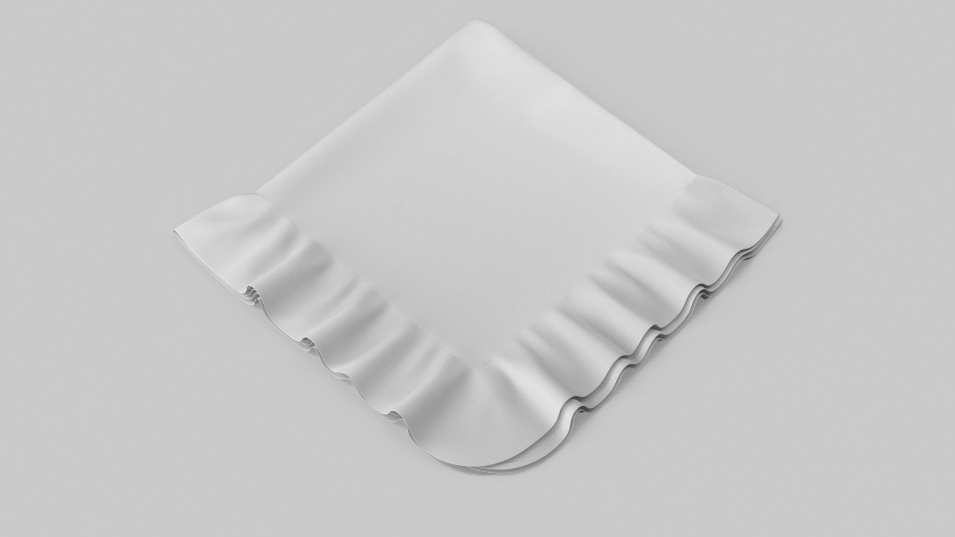 3D Napkin 02v PBR Model - TurboSquid 2239696