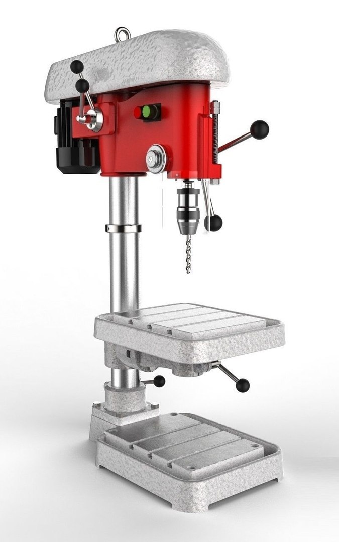 3D Drill Machine Model - TurboSquid 1467216