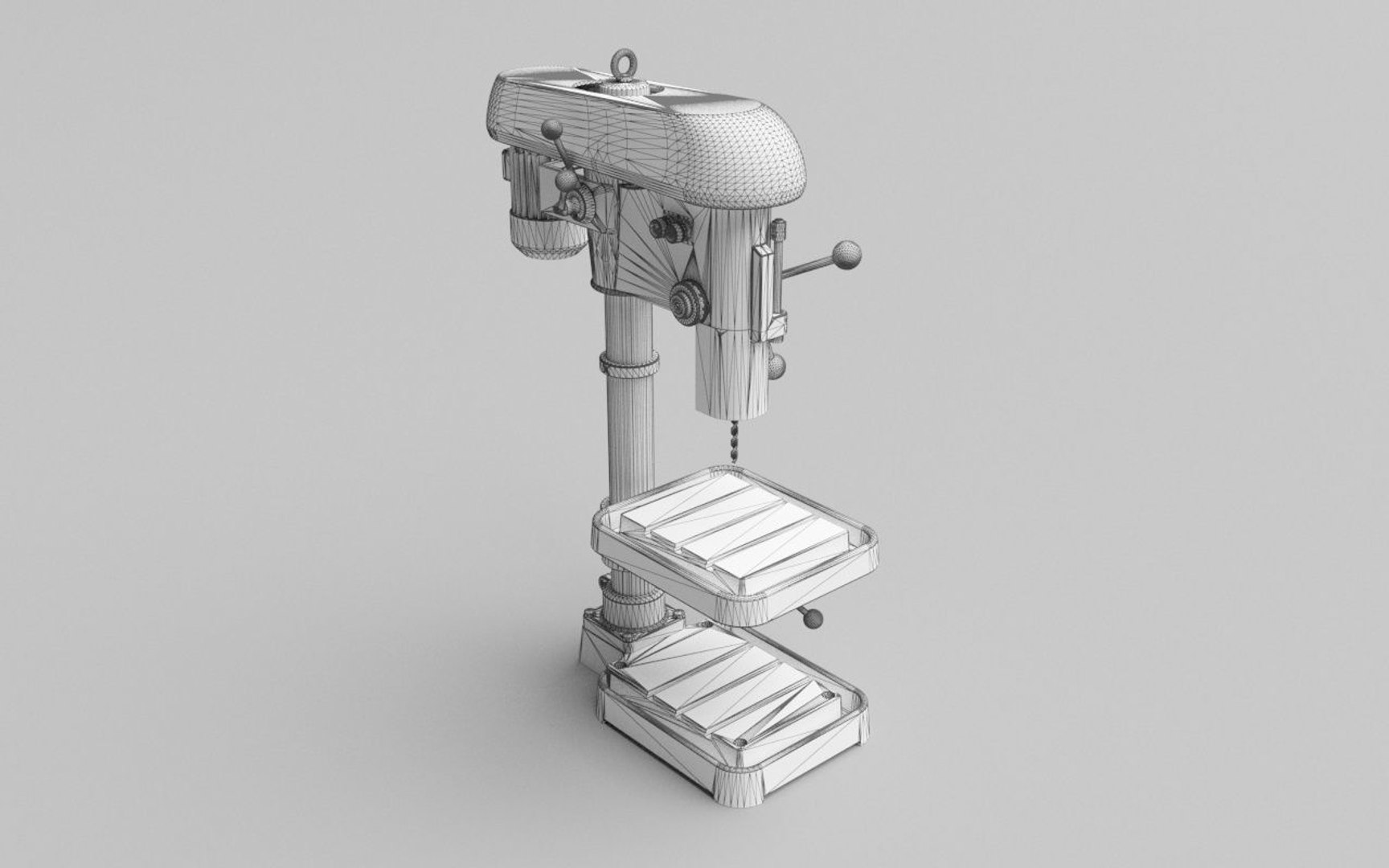 3D Drill Machine Model - TurboSquid 1467216