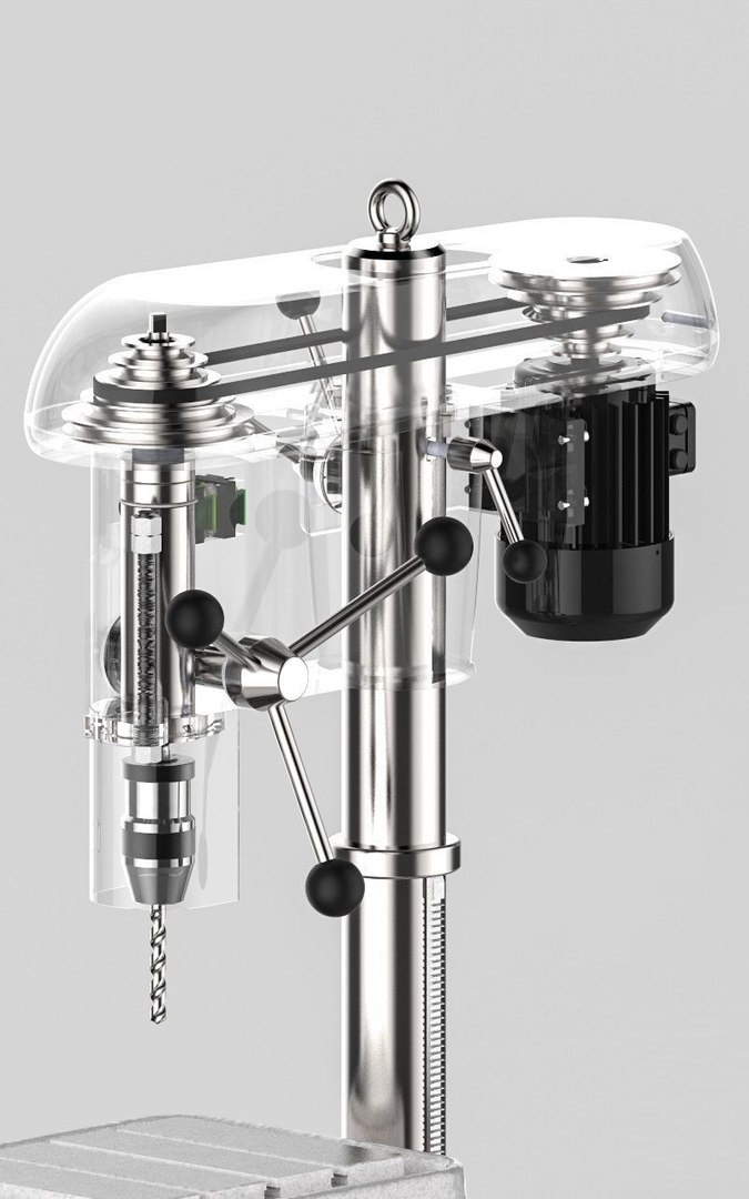 3D Drill Machine Model - TurboSquid 1467216