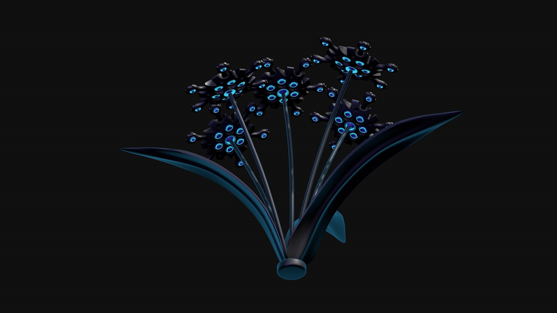 3D Robo Flower - TurboSquid 2340971