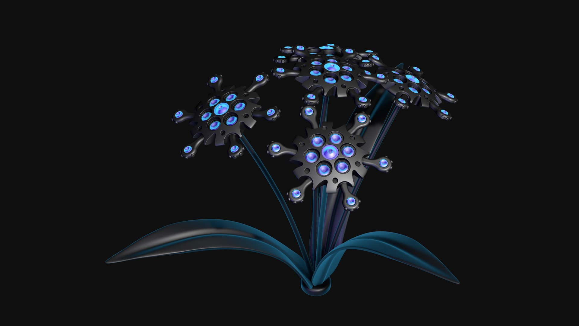3D Robo Flower - TurboSquid 2340971