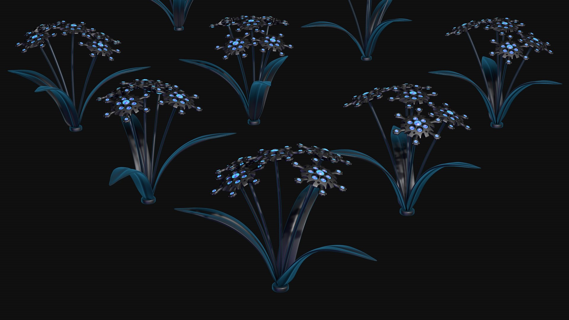 3D Robo Flower - TurboSquid 2340971