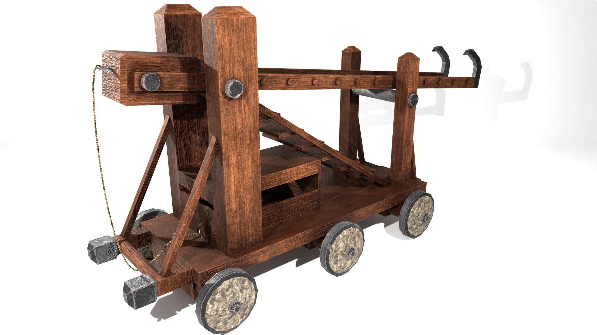 Medieval Siege Ladder - High Detail 3D Model Model - TurboSquid 2185089