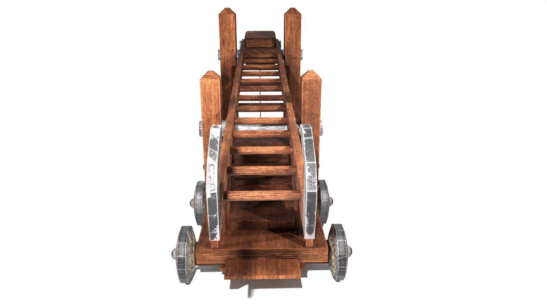 Medieval Siege Ladder - High Detail 3D Model Model - TurboSquid 2185089