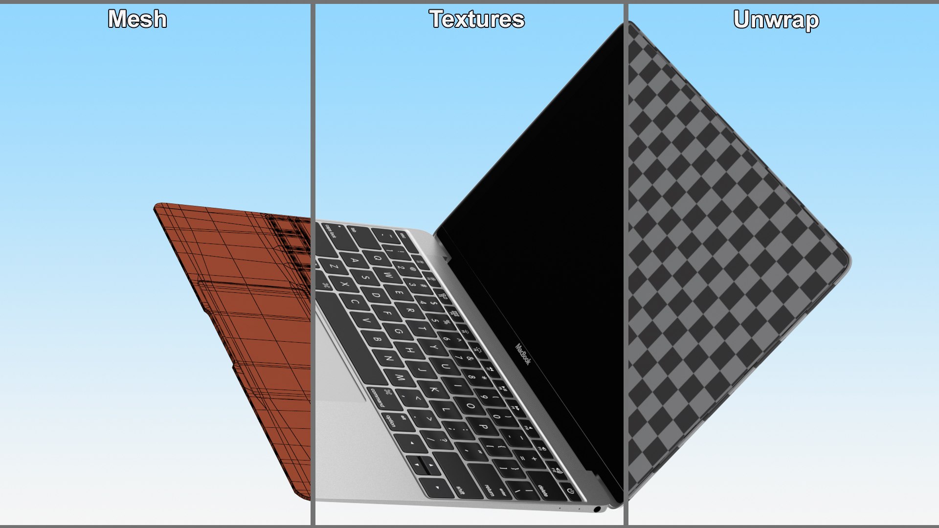 3D Apple MacBook Laptop - TurboSquid 2228886