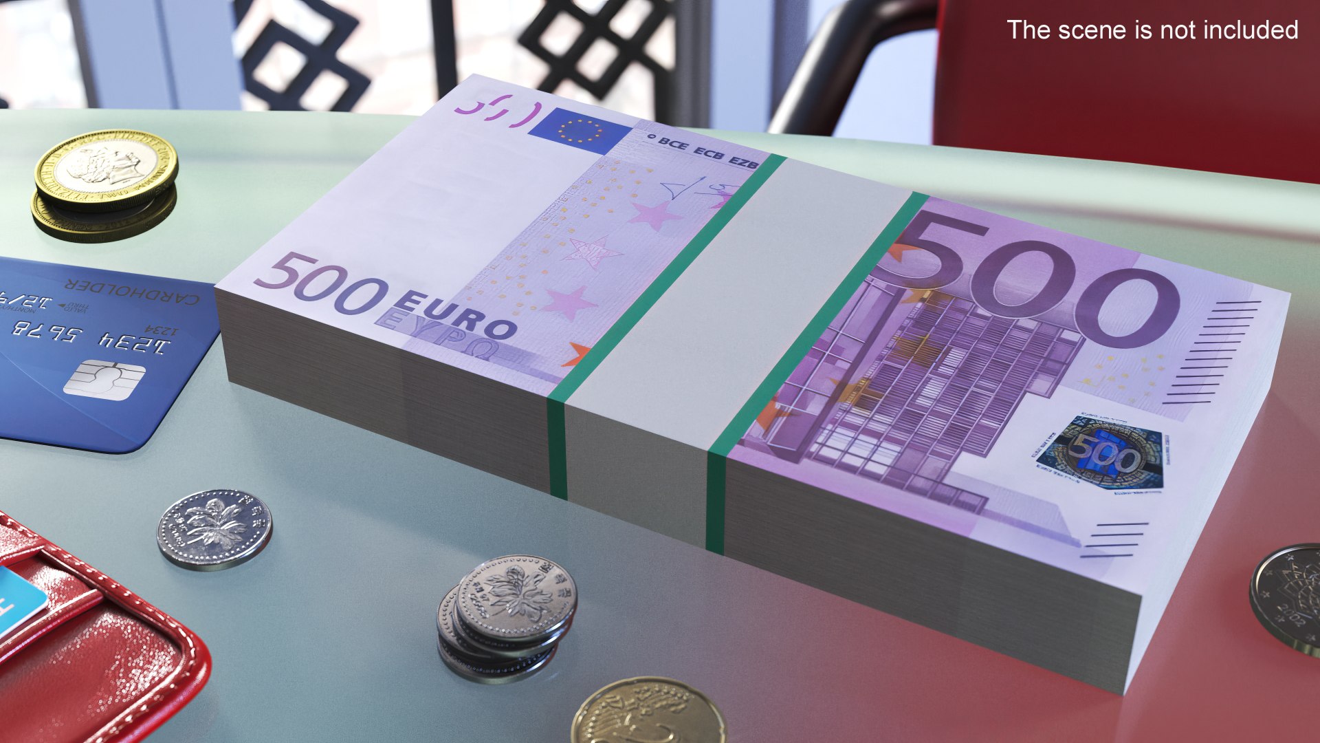 3D EU Currency 500 Euro Banknotes Pack - TurboSquid 2256058