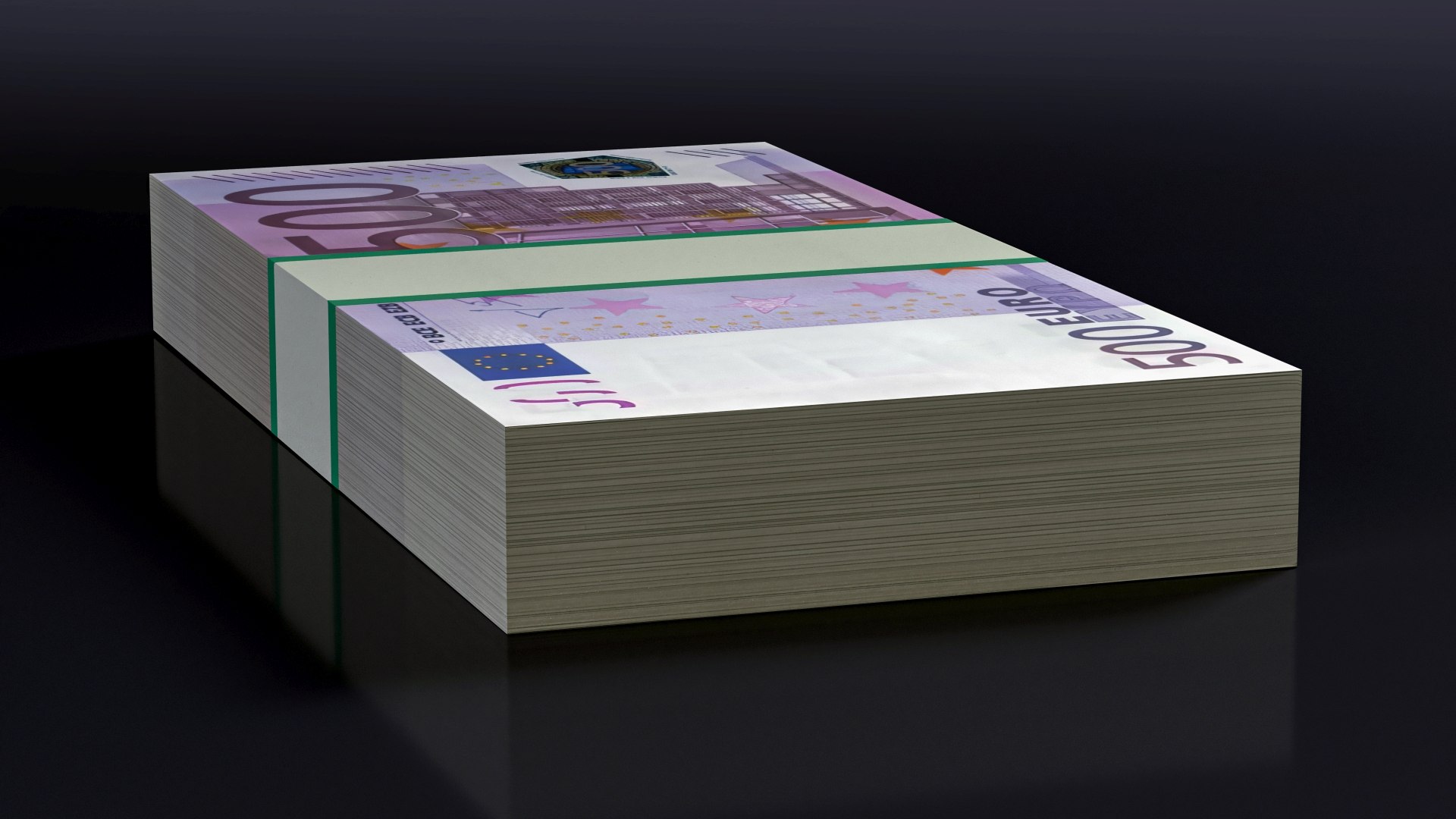 3D EU Currency 500 Euro Banknotes Pack - TurboSquid 2256058