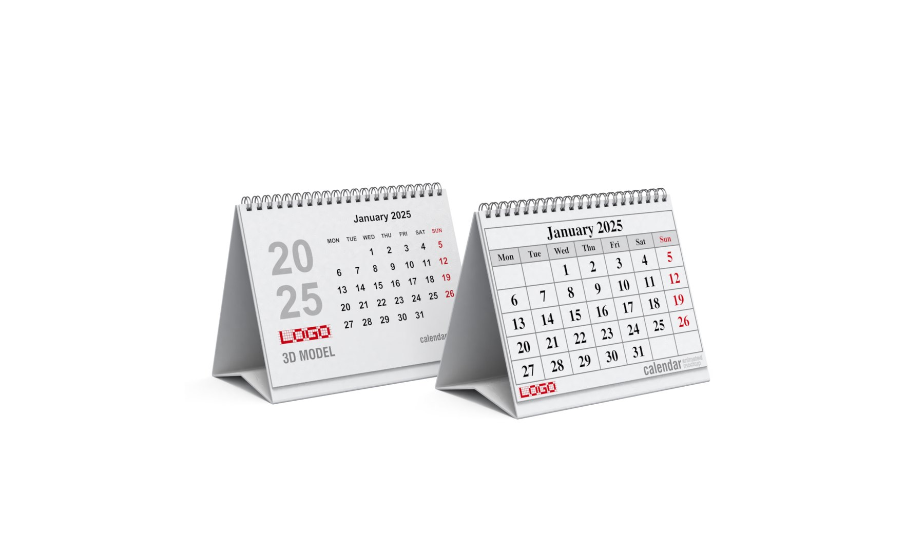 Animated Desk Calendar 3D Model - TurboSquid 2316449
