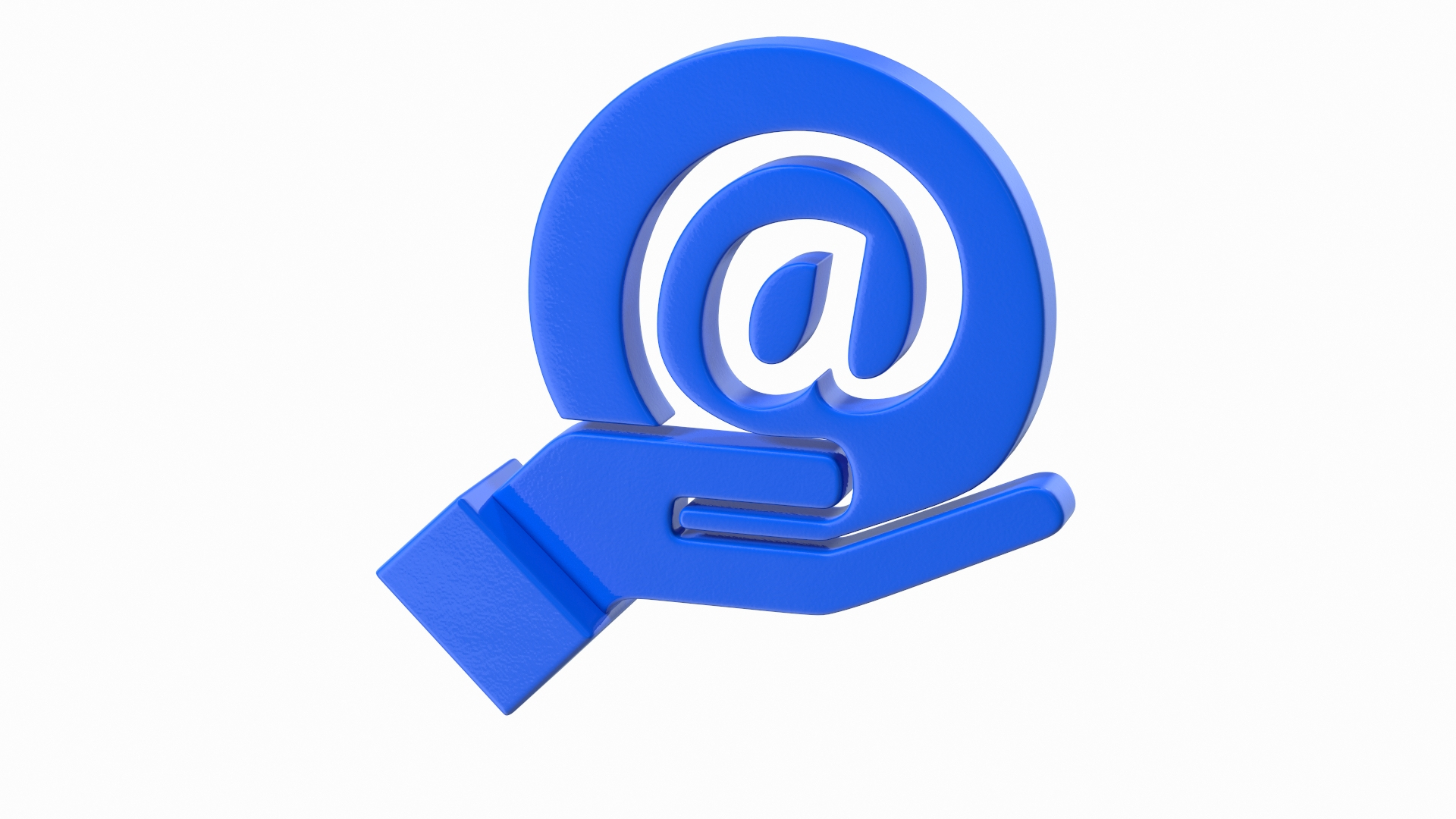 Email Hand Icon Mail Model - TurboSquid 1694819