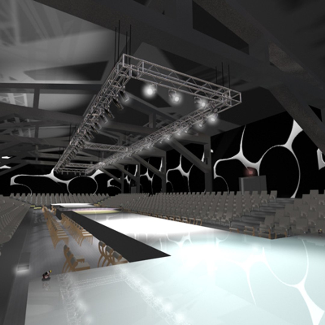 stage catwalk 2 3d max