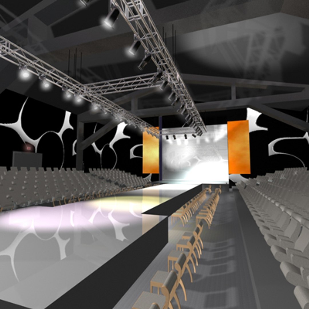 stage catwalk 2 3d max