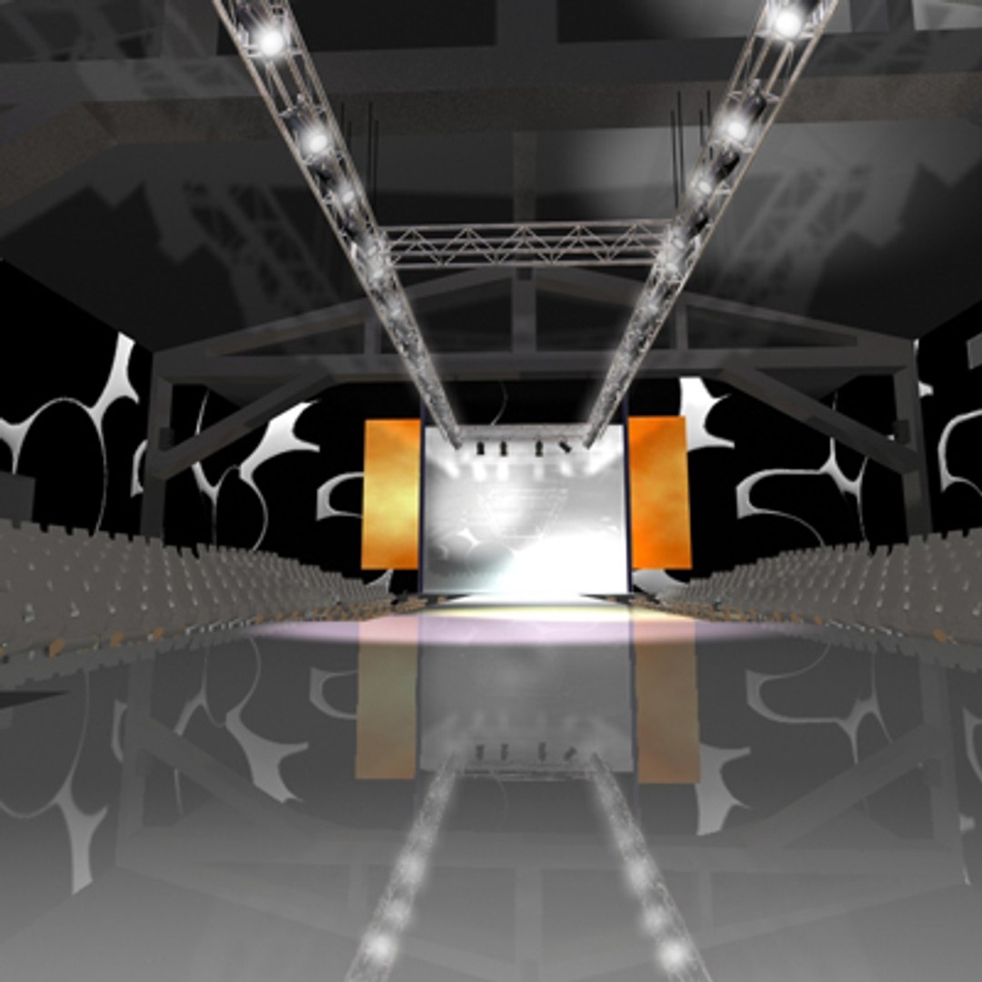 stage catwalk 2 3d max