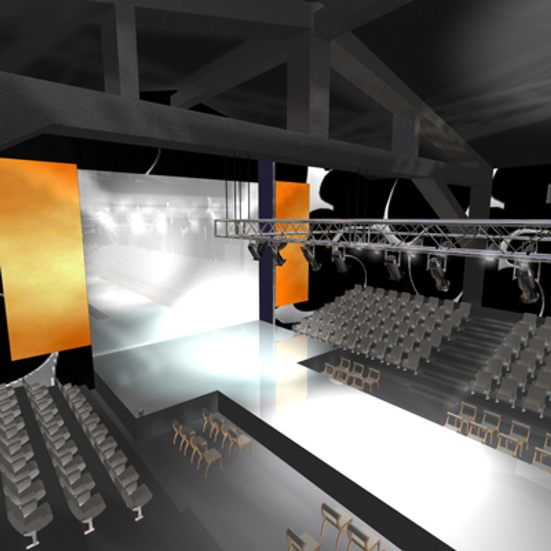 stage catwalk 2 3d max