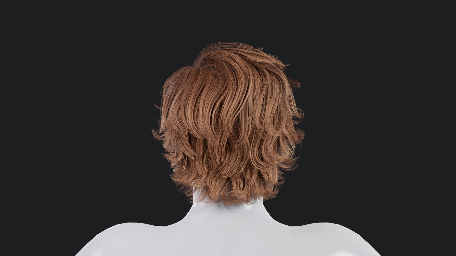 3D Realistic Male Hair - TurboSquid 2425452
