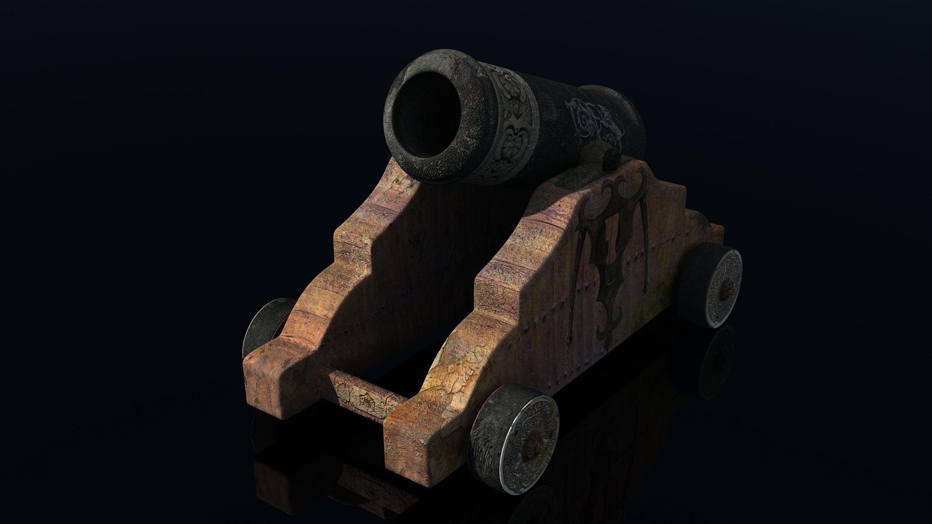 Medieval Mortar 3D - TurboSquid 2141219