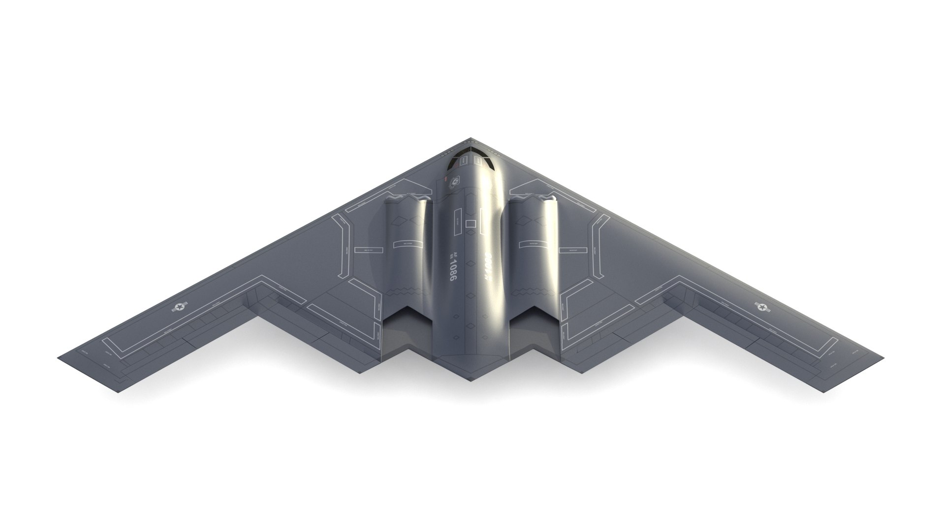 B-2 Spirit Northrop Model - TurboSquid 1396695