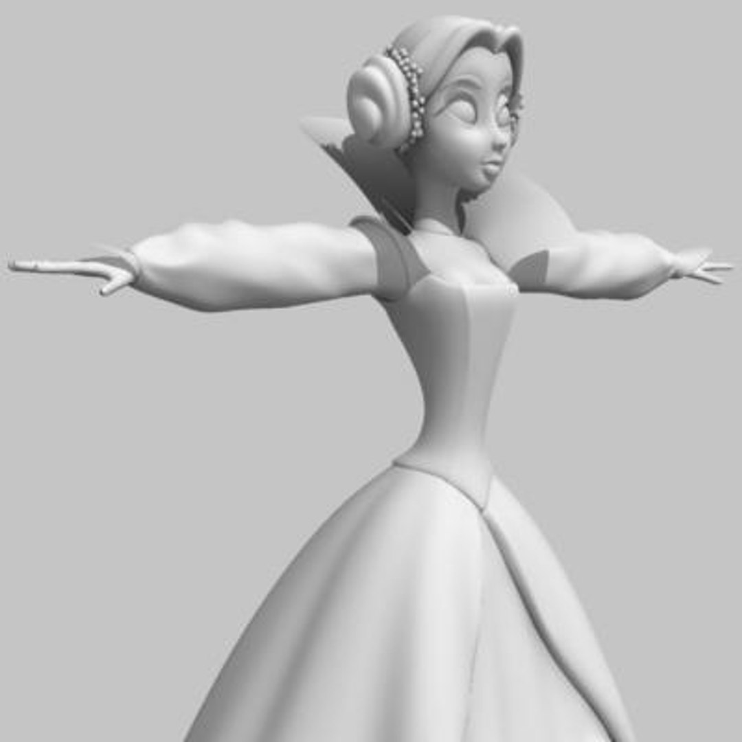 3d Beautiful Princess Model