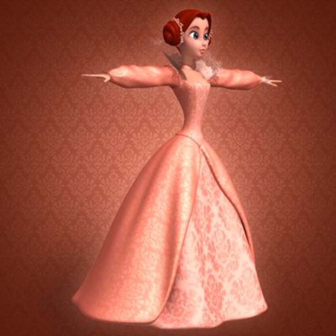 3d Beautiful Princess Model