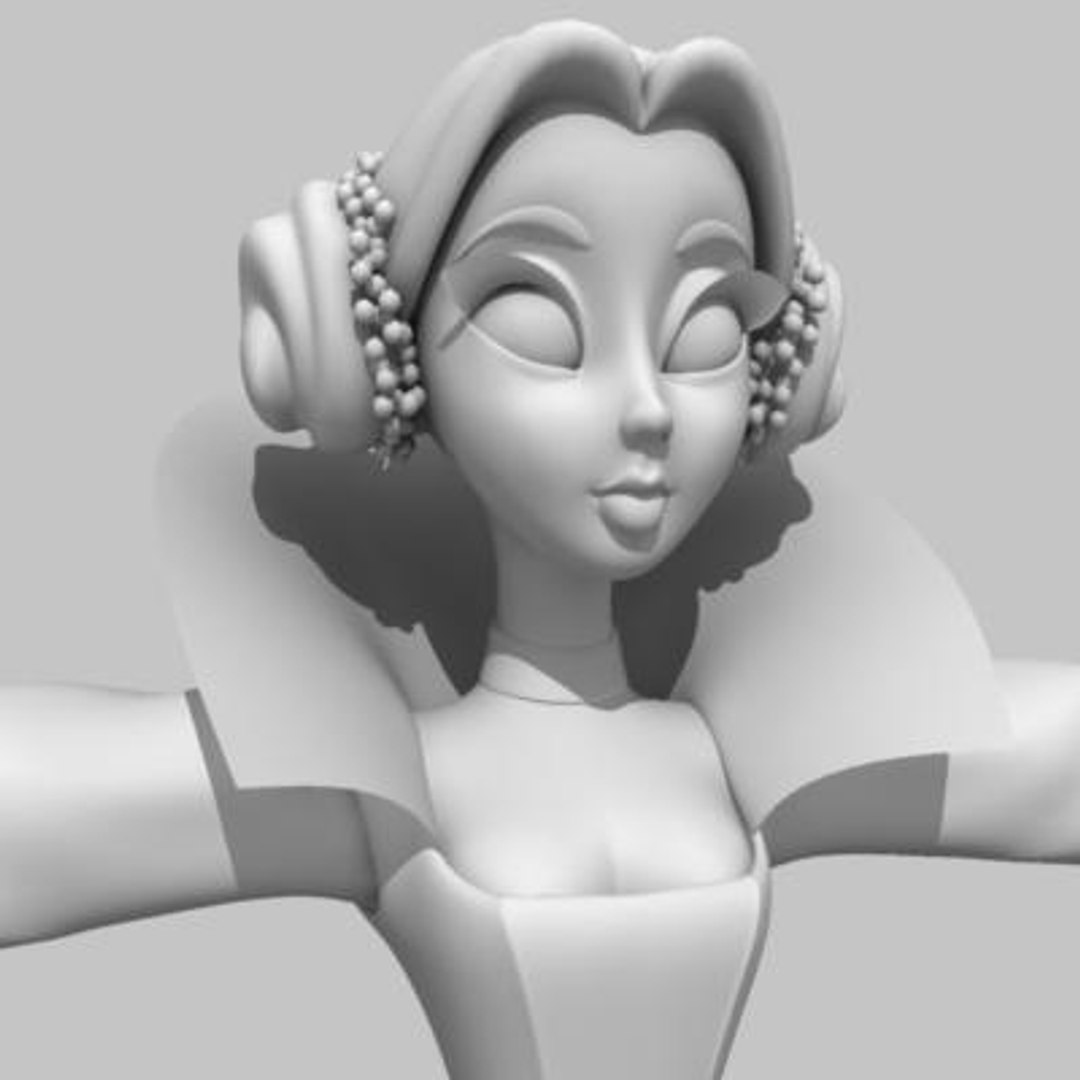 3d Beautiful Princess Model