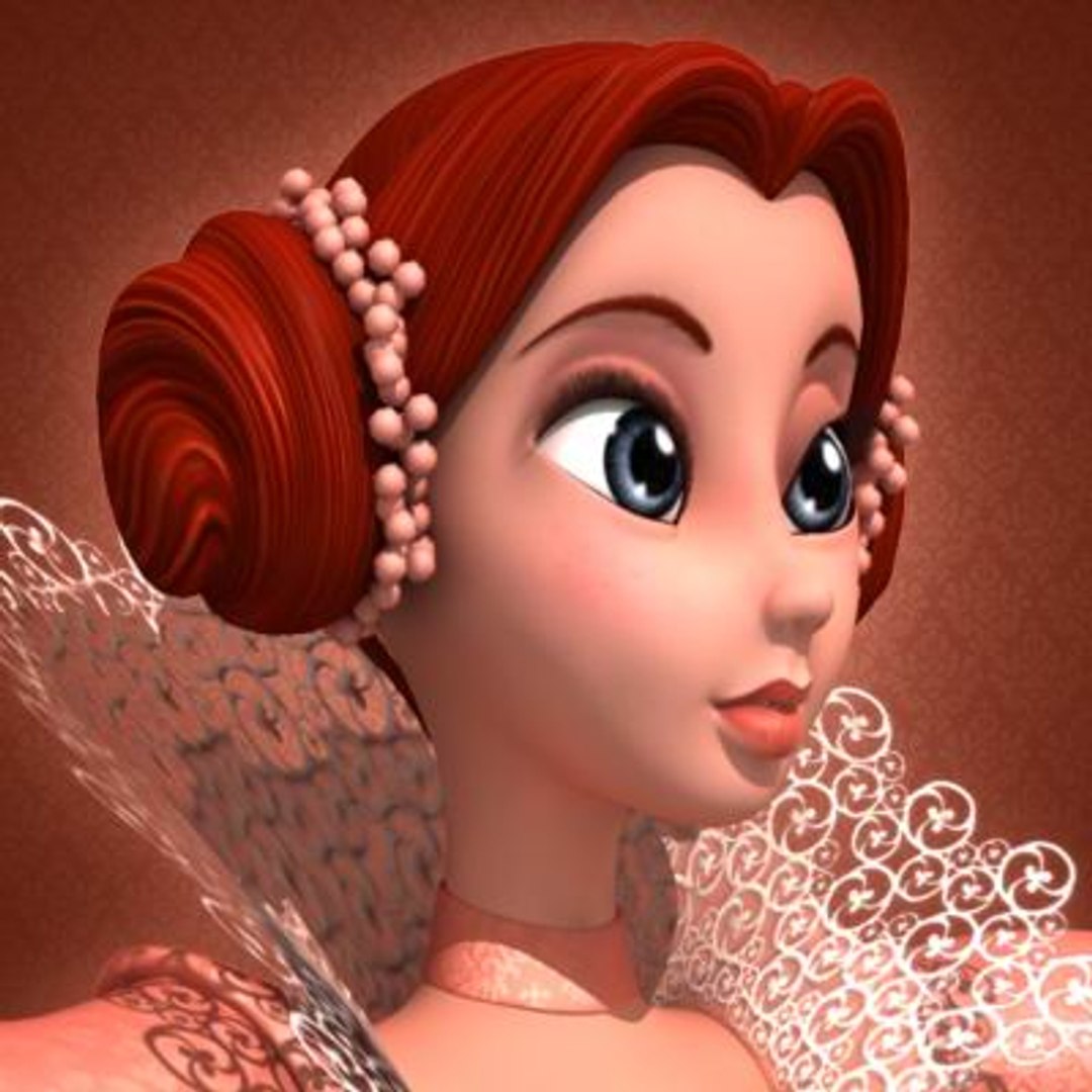 3d Beautiful Princess Model