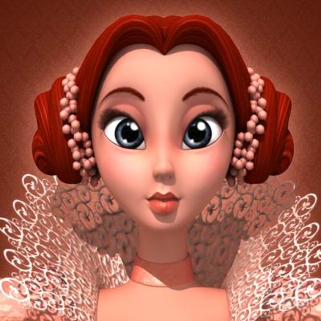 3d Beautiful Princess Model