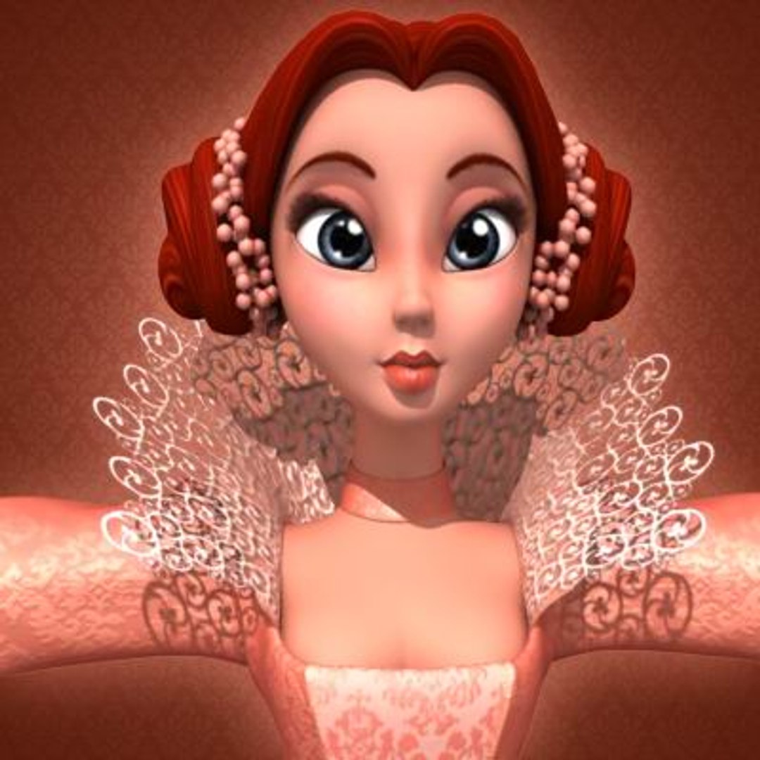 3d Beautiful Princess Model