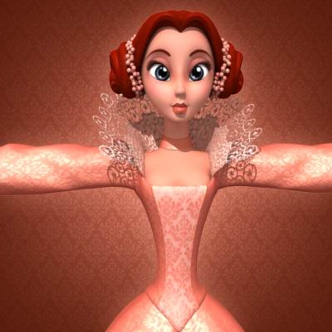 3d Beautiful Princess Model