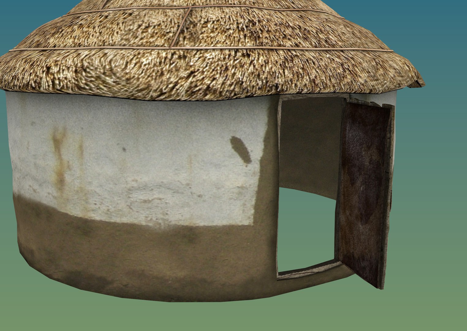 3D medieval hut yurt model - TurboSquid 1205791