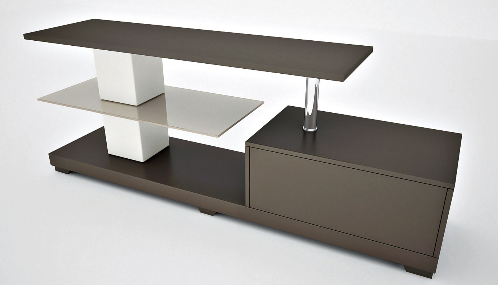 3d Model Tv Table Modern