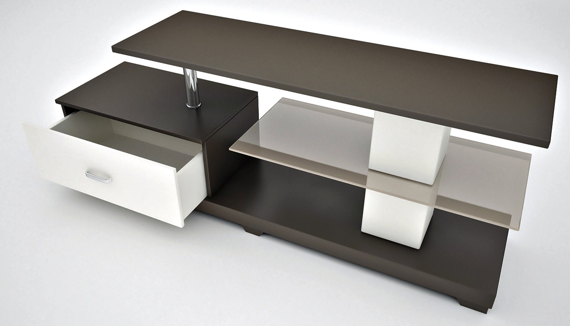 3d Model Tv Table Modern
