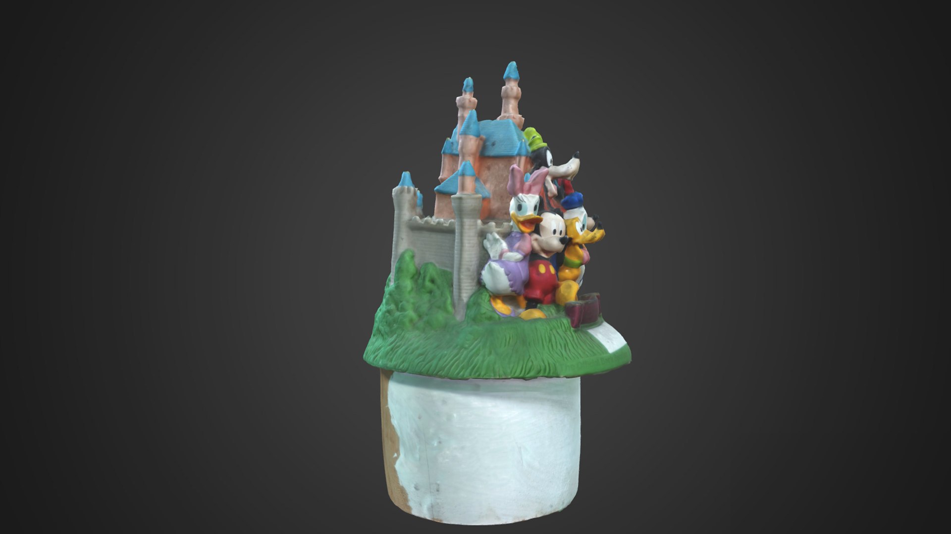 Vintage Disney Castle Wooden Figure 3D - TurboSquid 2020694