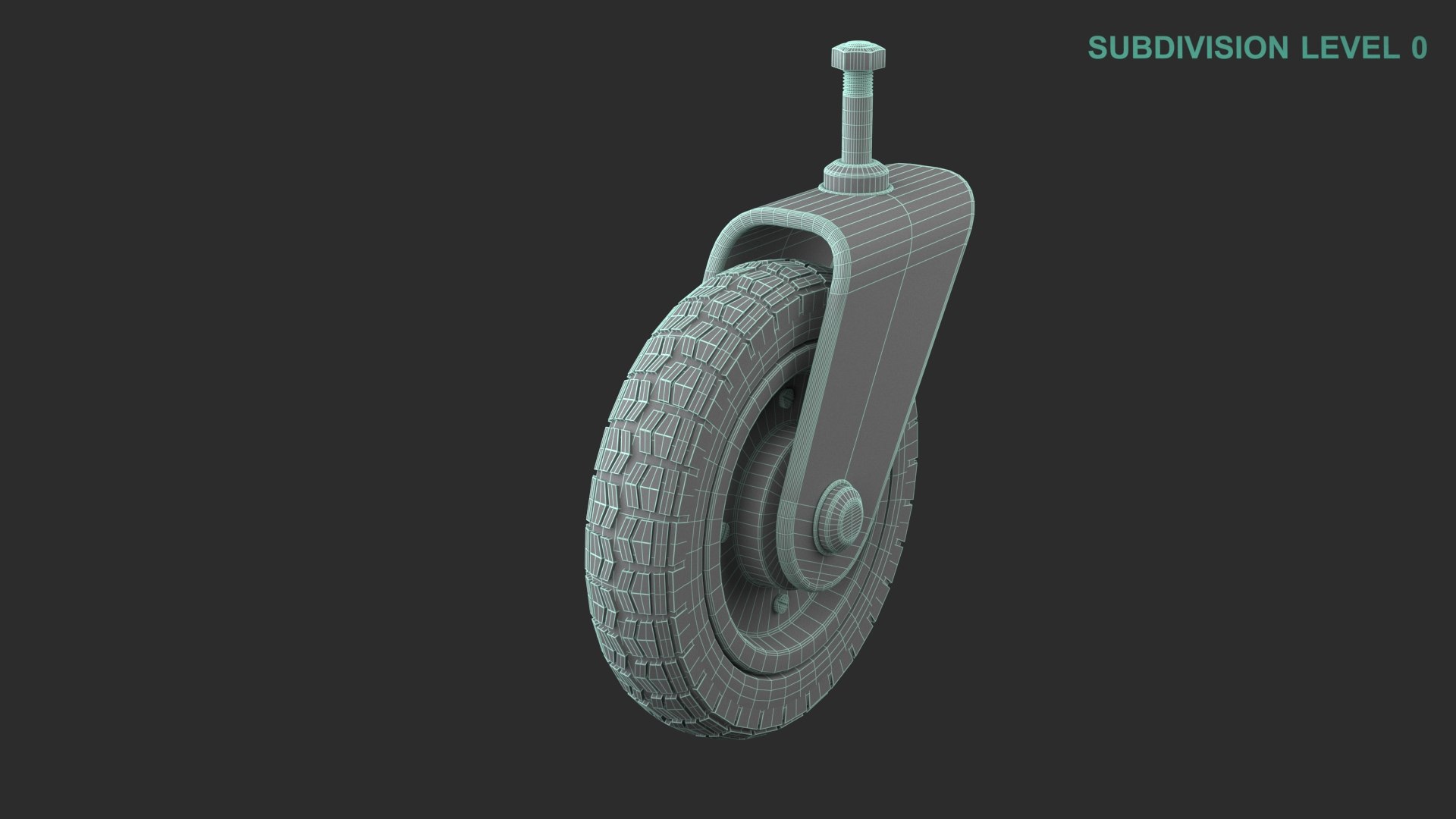 3D Caster Wheel - TurboSquid 2183845
