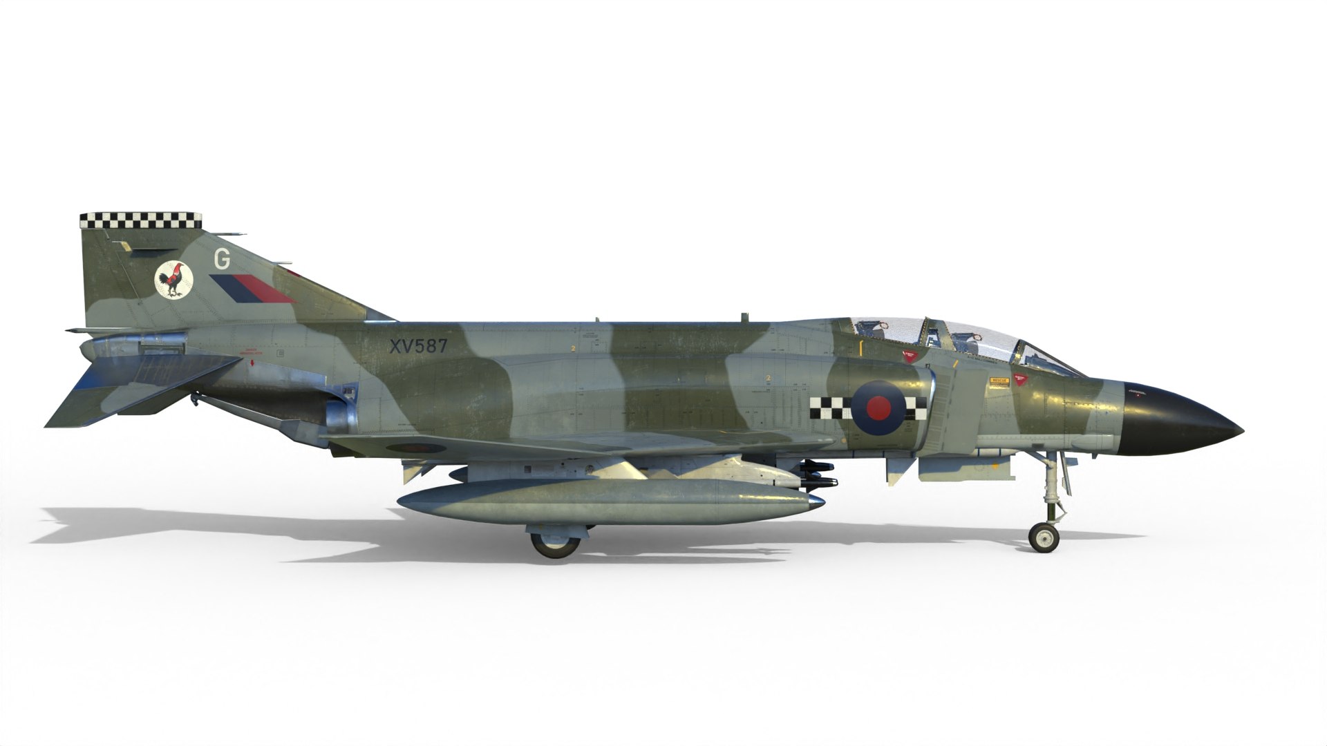 3D Phantom FGR 2 F-4M Model - TurboSquid 2079403