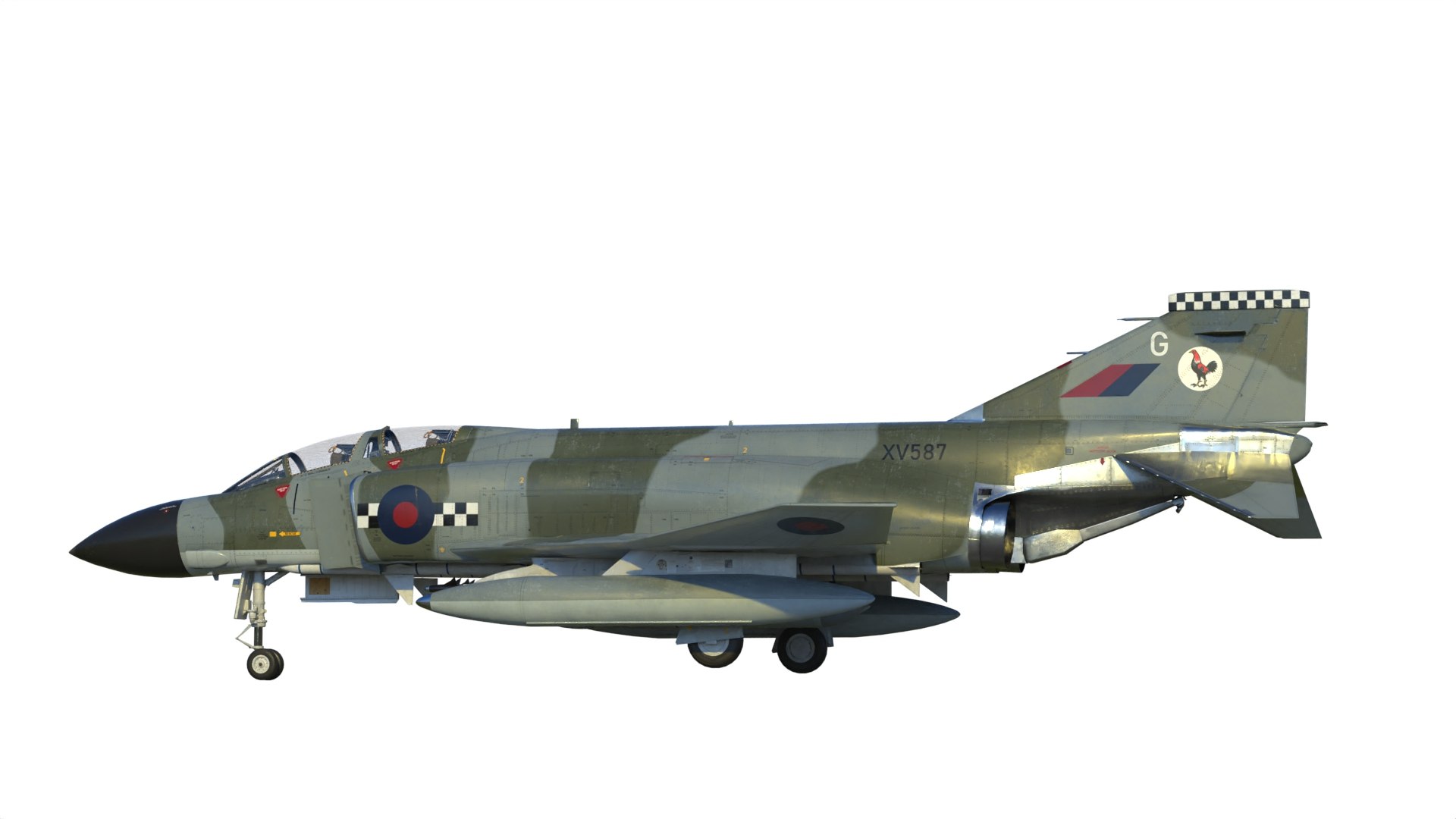 3D Phantom FGR 2 F-4M Model - TurboSquid 2079403