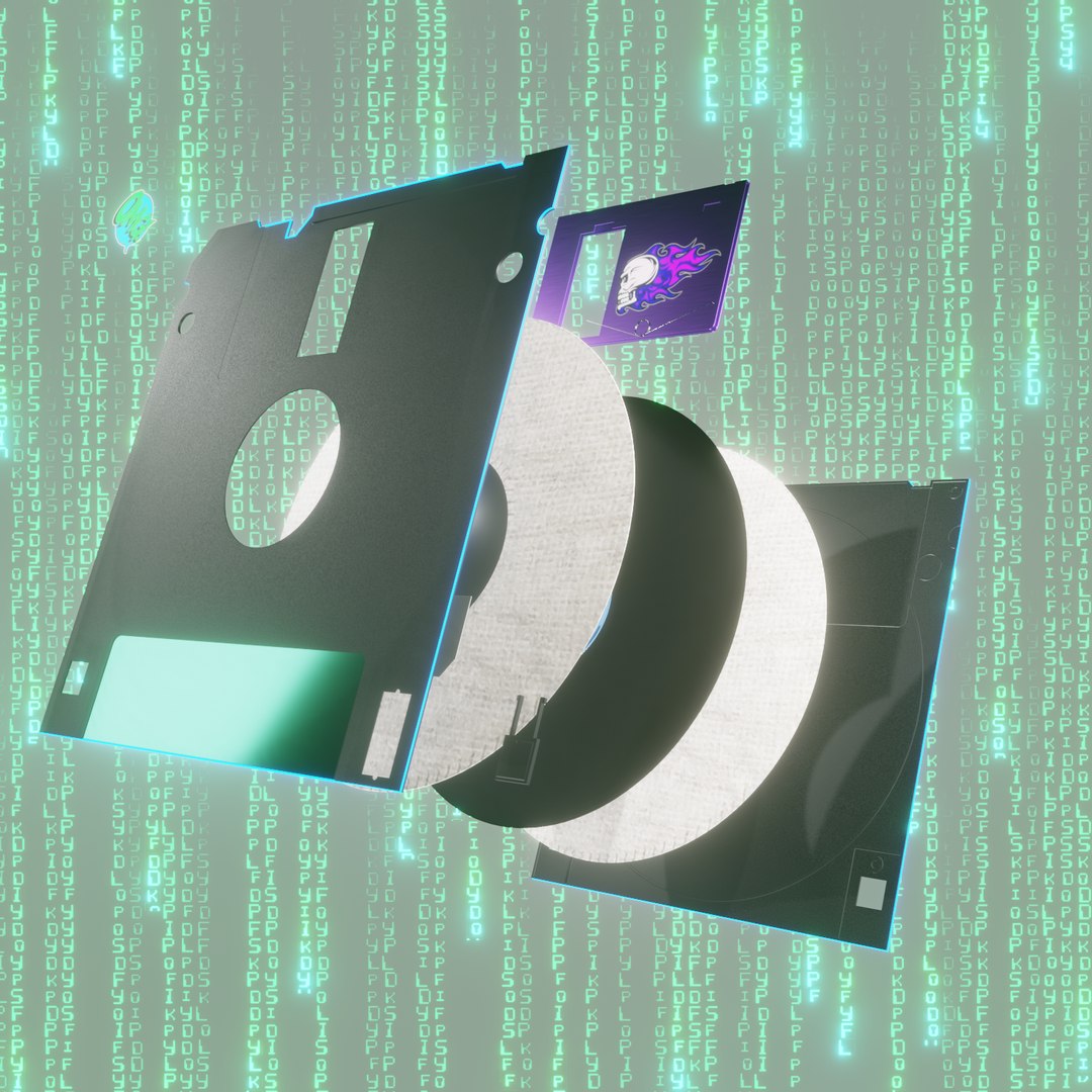Floppy Disk 3D Model - TurboSquid 1849915