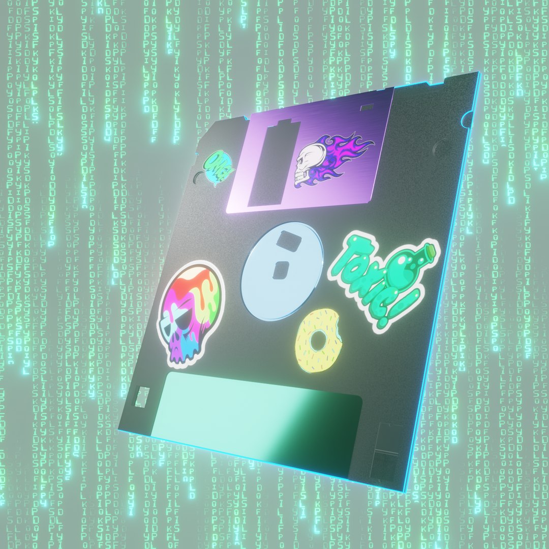Floppy Disk 3D Model - TurboSquid 1849915