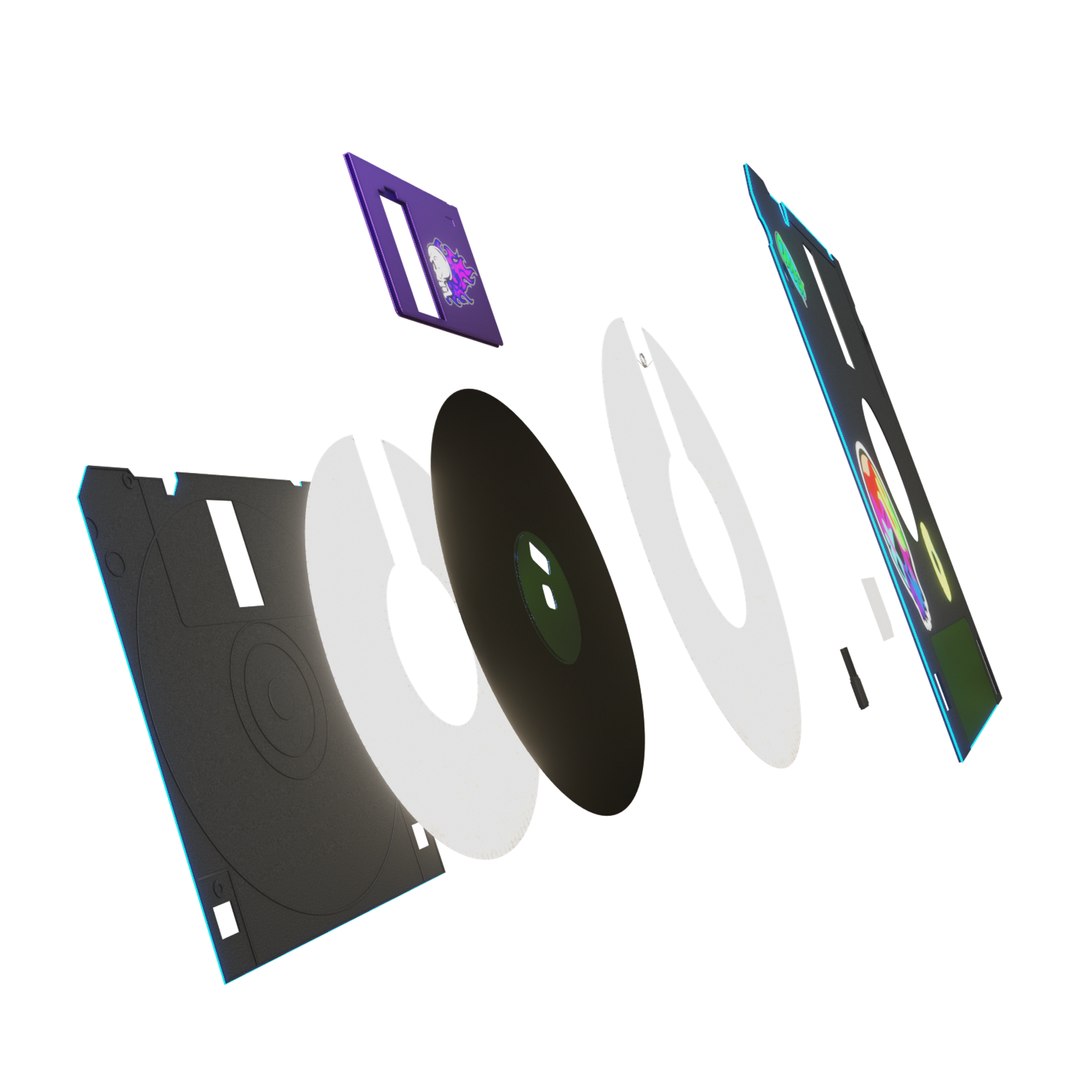 Floppy Disk 3D Model - TurboSquid 1849915