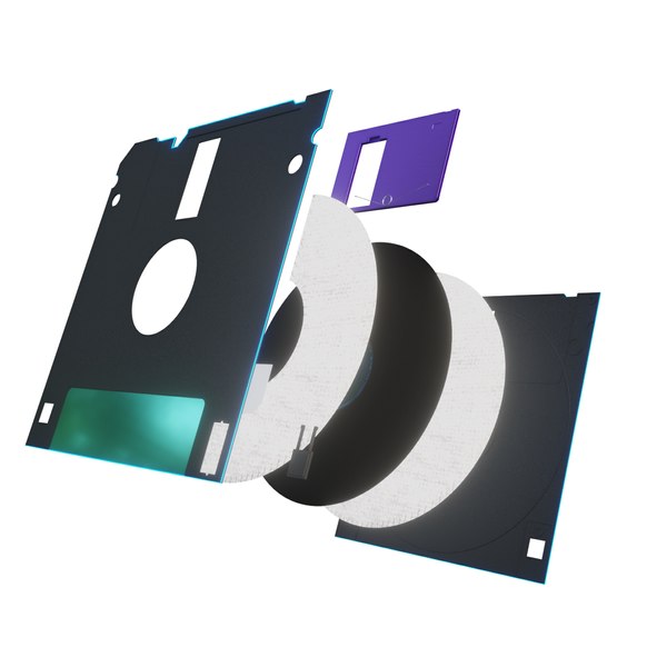 Floppy disk 3D model - TurboSquid 1849915