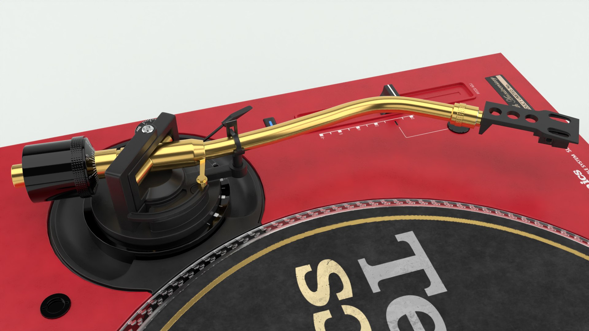 Technics SL-1200M7L Turntable Red Model - TurboSquid 2098797