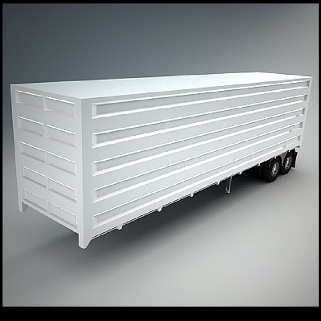 Truck Trailer 3ds