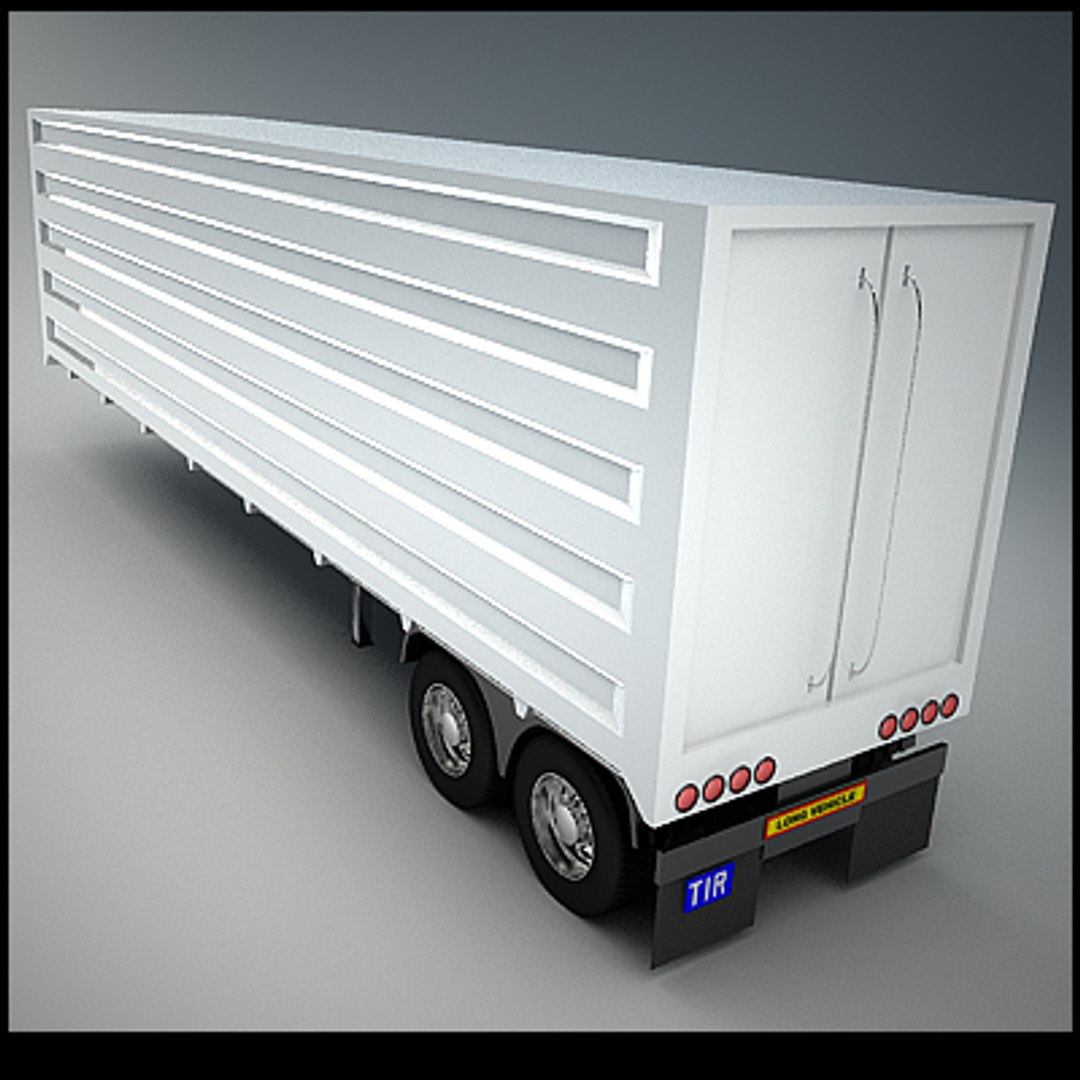Truck Trailer 3ds