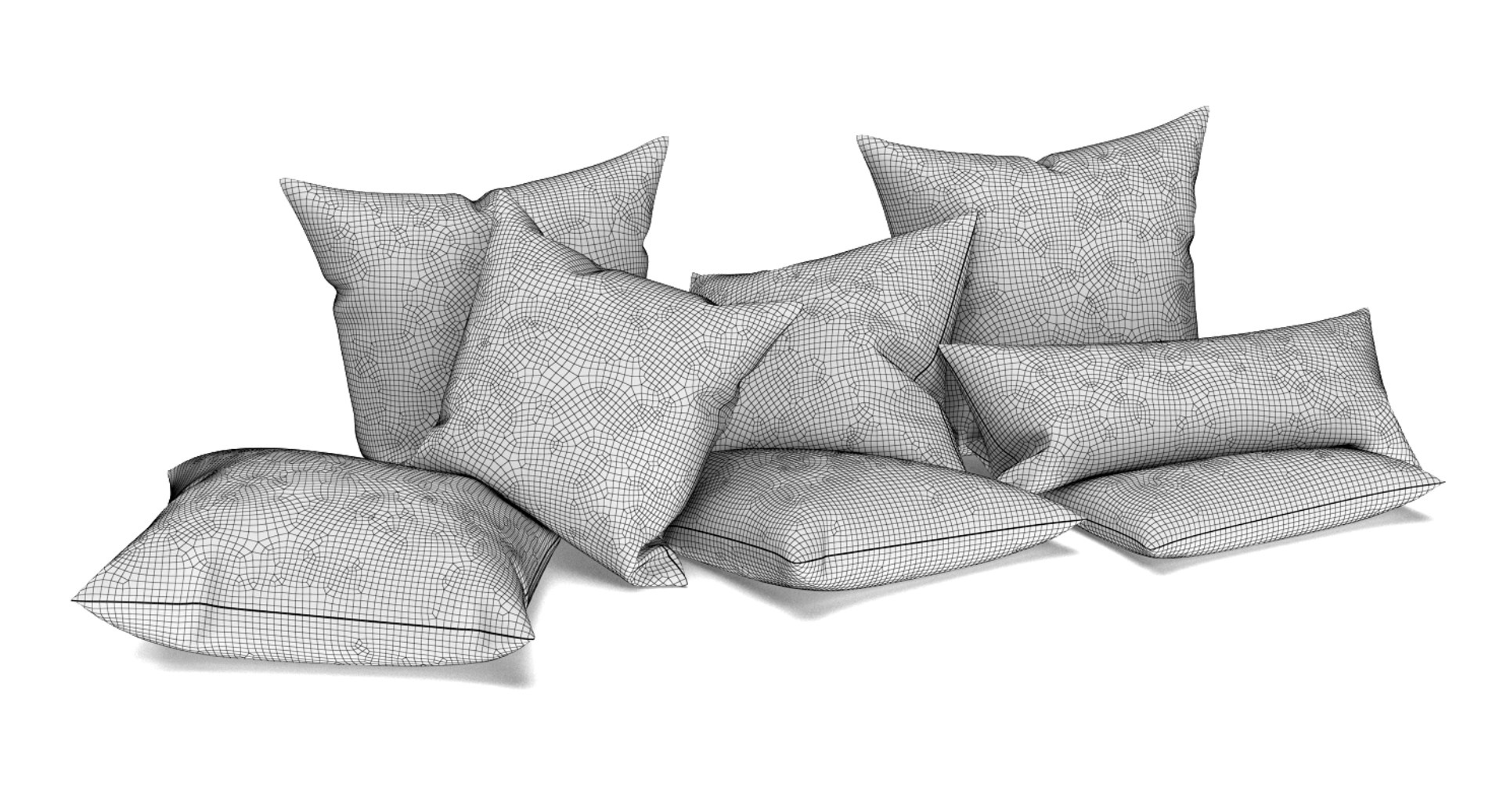 Restoration Hardware Hand-dyed Shibori 3D - TurboSquid 1153067