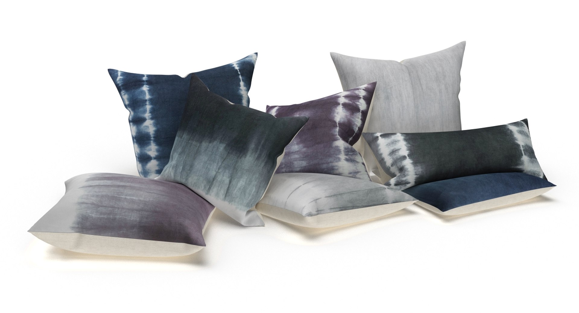 Restoration Hardware Hand-dyed Shibori 3D - TurboSquid 1153067